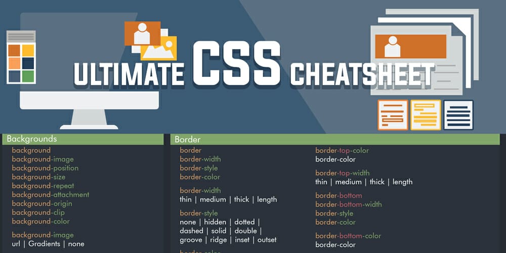 Best Html And Css Cheat Sheets Css Author
