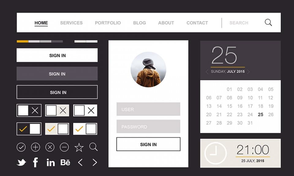 Latest Free Web Elements From June 2015