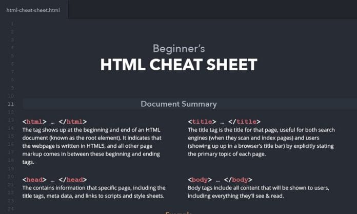 Best Html And Css Cheat Sheets Css Author