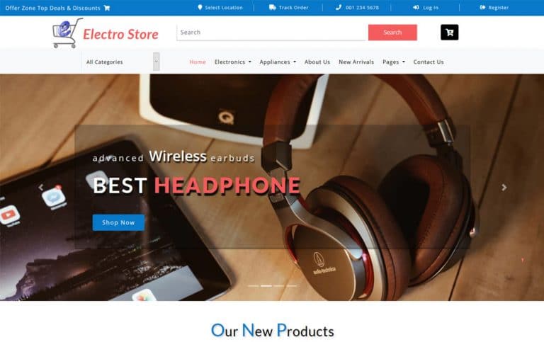 50+ Free Responsive HTML5 E-commerce Website Templates