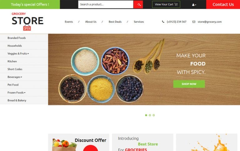 50+ Free Responsive HTML5 E-commerce Website Templates
