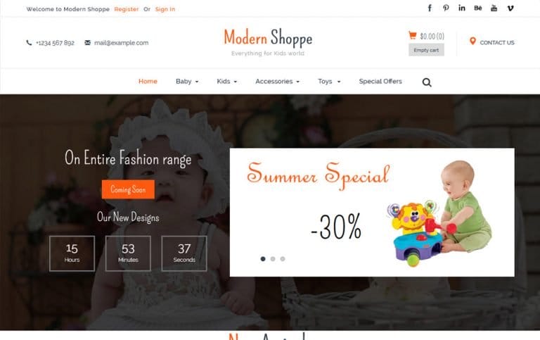 50+ Free Responsive HTML5 E-commerce Website Templates