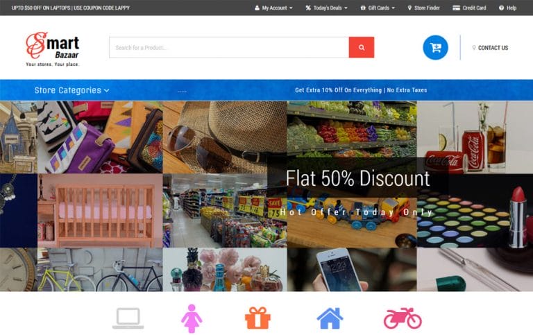 50+ Free Responsive HTML5 E-commerce Website Templates