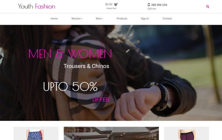 50+ Free Responsive HTML5 E-commerce Website Templates