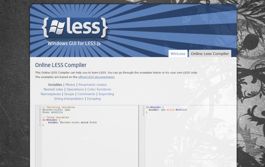 50+ Less Compilers (Complete Collection) » CSS Author
