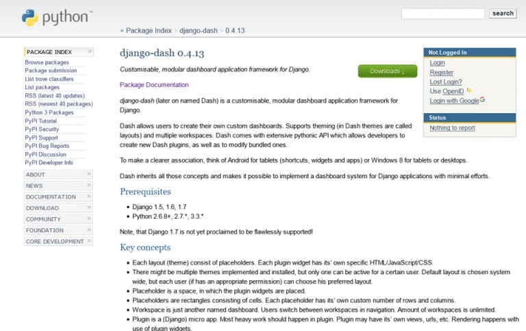 20+ Best Dashboard Frameworks » CSS Author