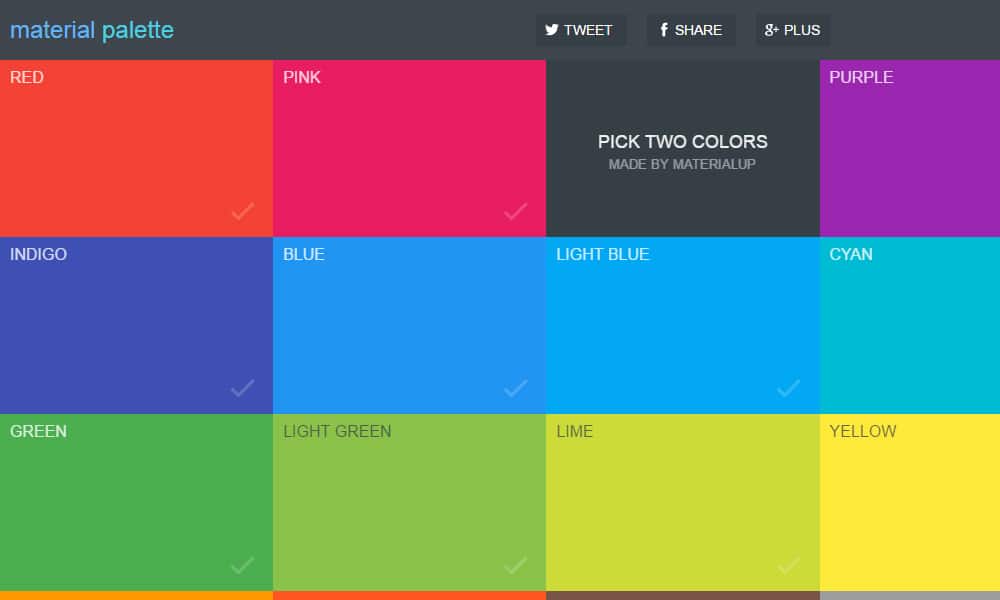 Tools For Generating Material Design Color Palettes » CSS Author