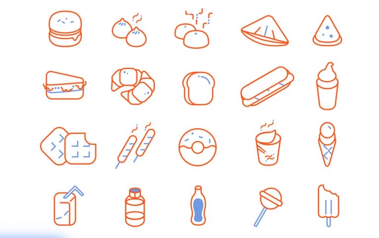 600+ Food Related Design Resources » CSS Author