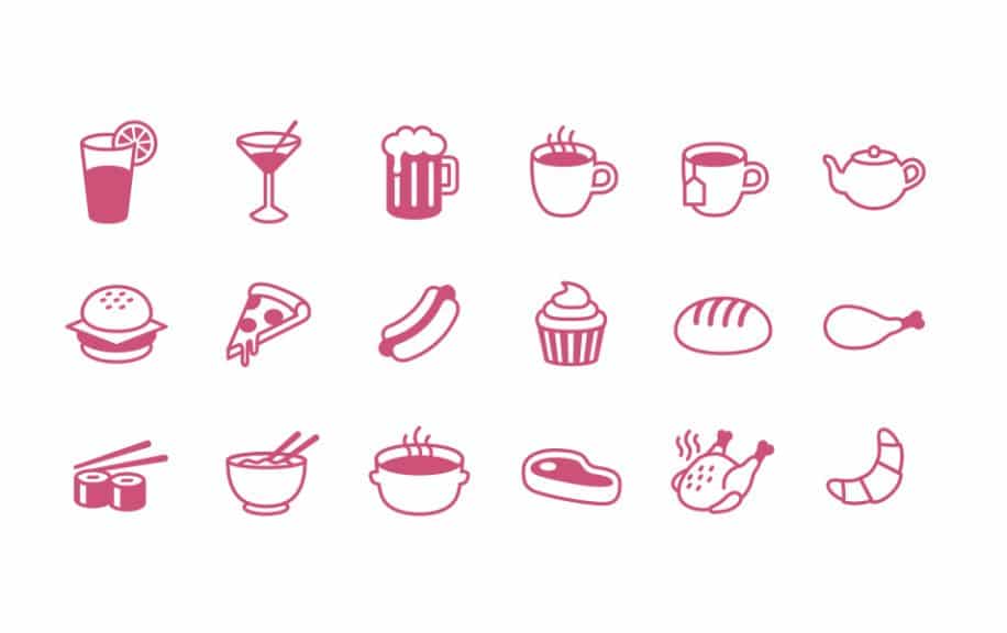 600+ Food Related Design Resources » CSS Author
