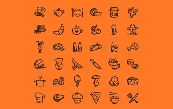 600+ Food Related Design Resources » CSS Author