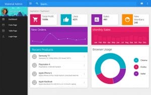 35+ Best Free Material Design Admin Templates » CSS Author