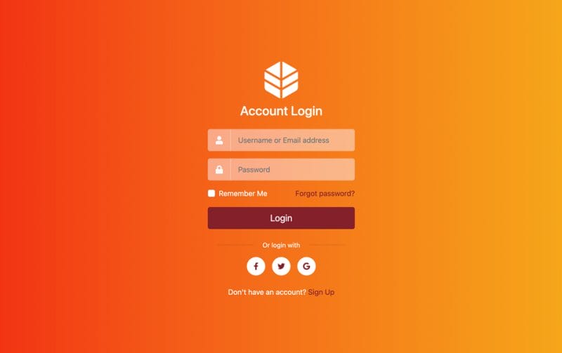 50+ Free HTML5 And CSS3 Login Forms » CSS Author