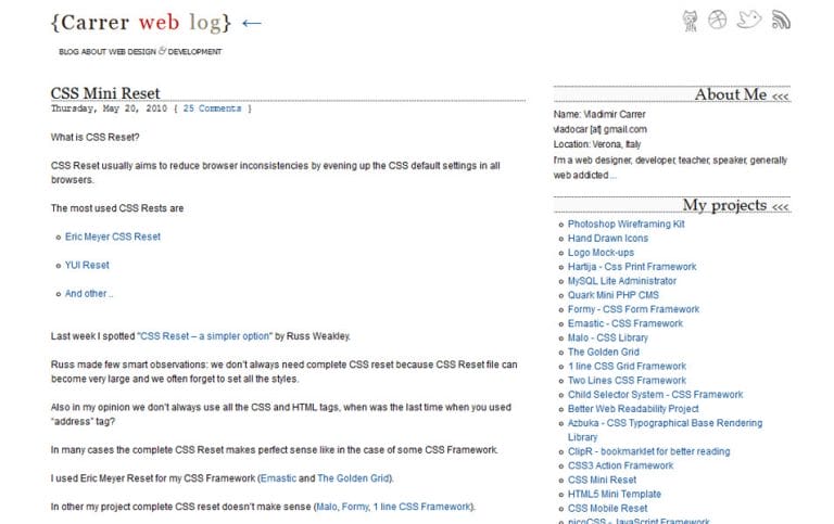 10 Best Css Reset Stylesheets Css Author