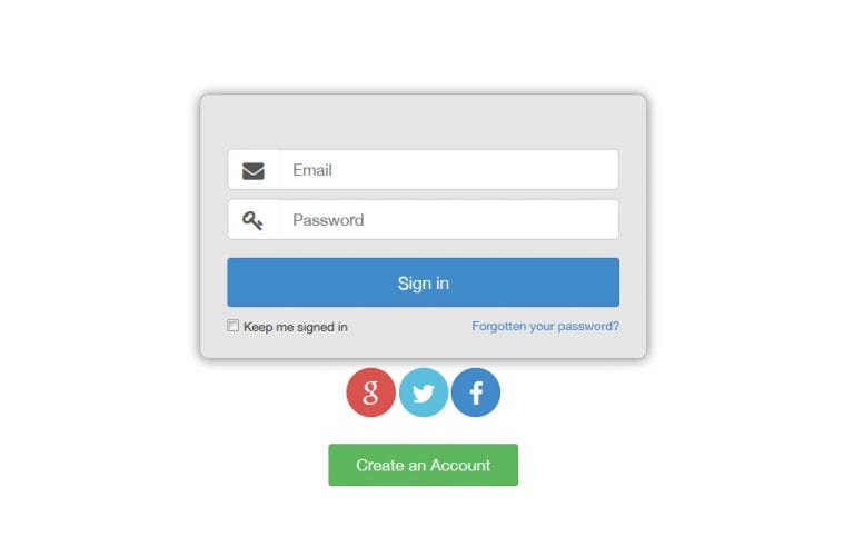 50+ Free HTML5 And CSS3 Login Forms » CSS Author