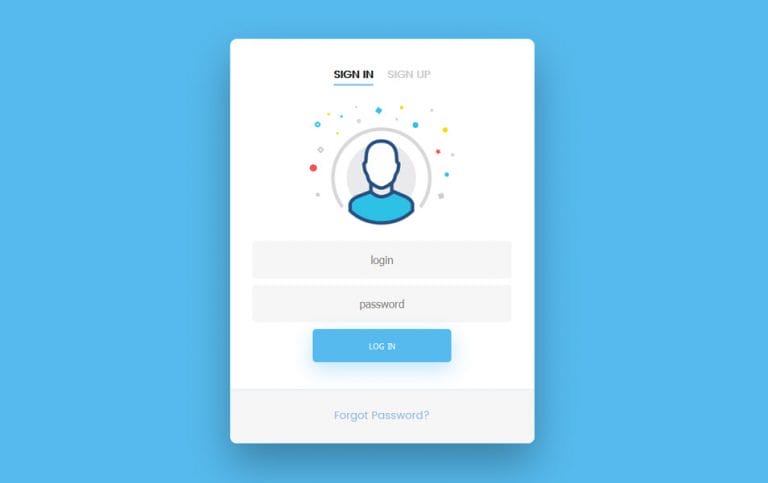 50+ Free HTML5 And CSS3 Login Forms » CSS Author
