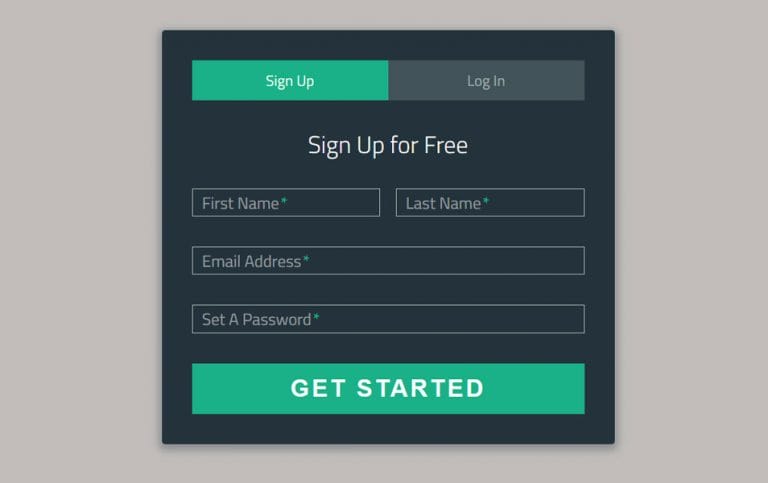 50+ Free HTML5 And CSS3 Login Forms » CSS Author