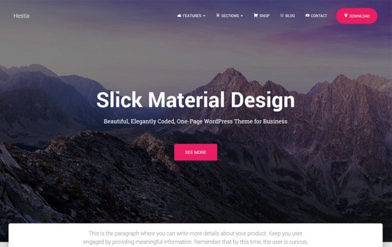 20+ Free Material Design WordPress Themes 2024