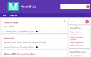 20+ Free Material Design WordPress Themes 2024