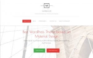 20+ Free Material Design WordPress Themes 2024
