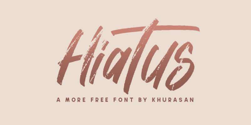 50 + Free Brush Fonts For Designers