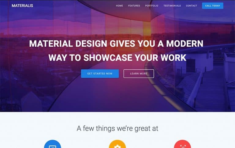 20+ Free Material Design WordPress Themes 2024