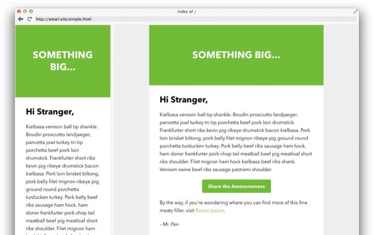 60+ Responsive HTML Email Newsletter Templates » CSS Author