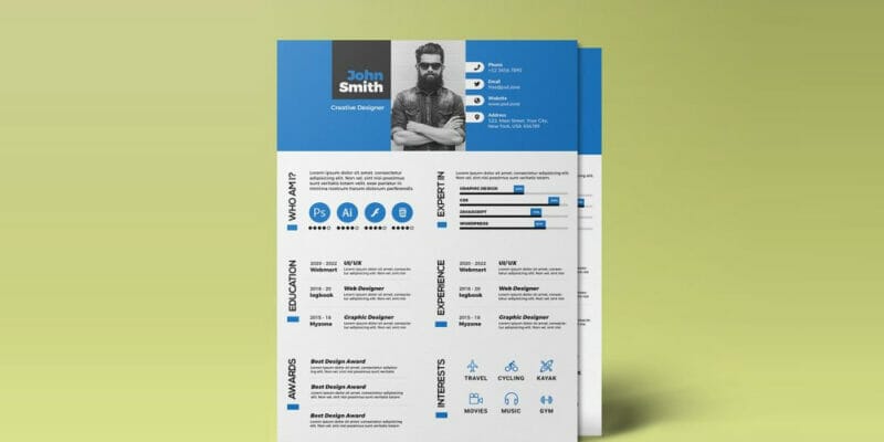 Ultimate Collection Of Free Resume Templates » CSS Author