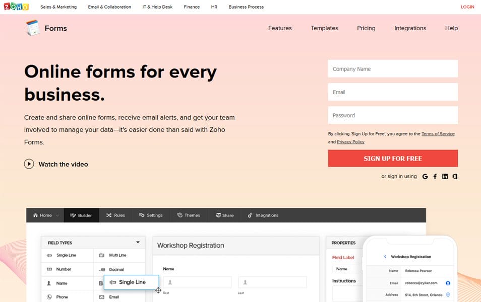 100+ Best Collection Of Web Form Builders » CSS Author