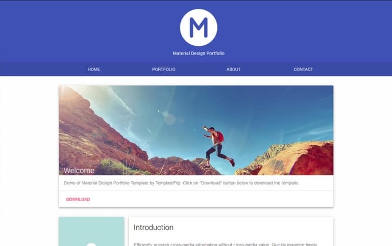50+ Best Free Material Design HTML5 Templates » CSS Author