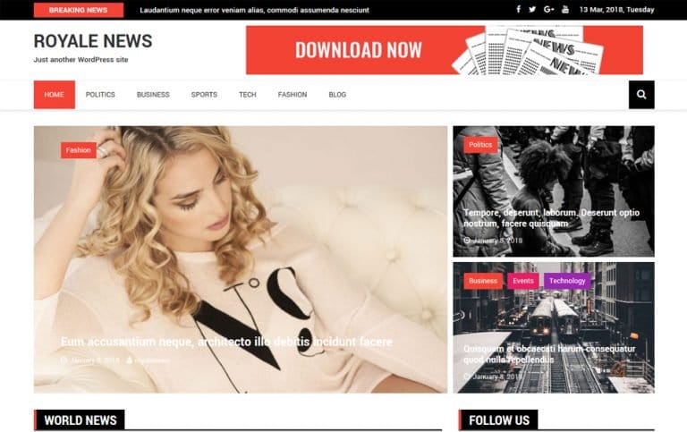 150+ Free Responsive Magazine WordPress Themes 2024