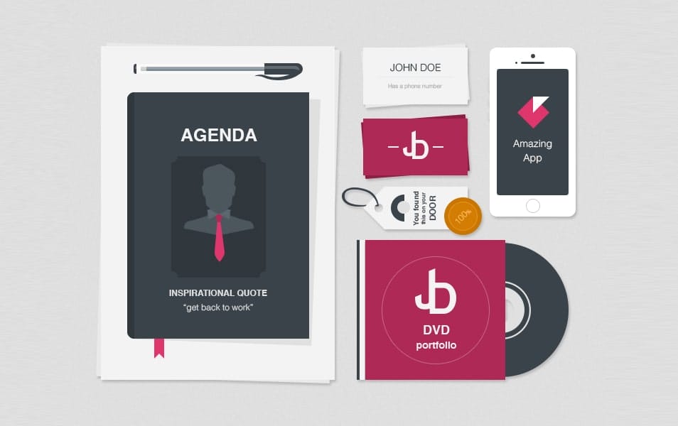 Flat Stationery Items » CSS Author