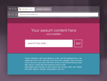 Flat Transparent Browser » CSS Author