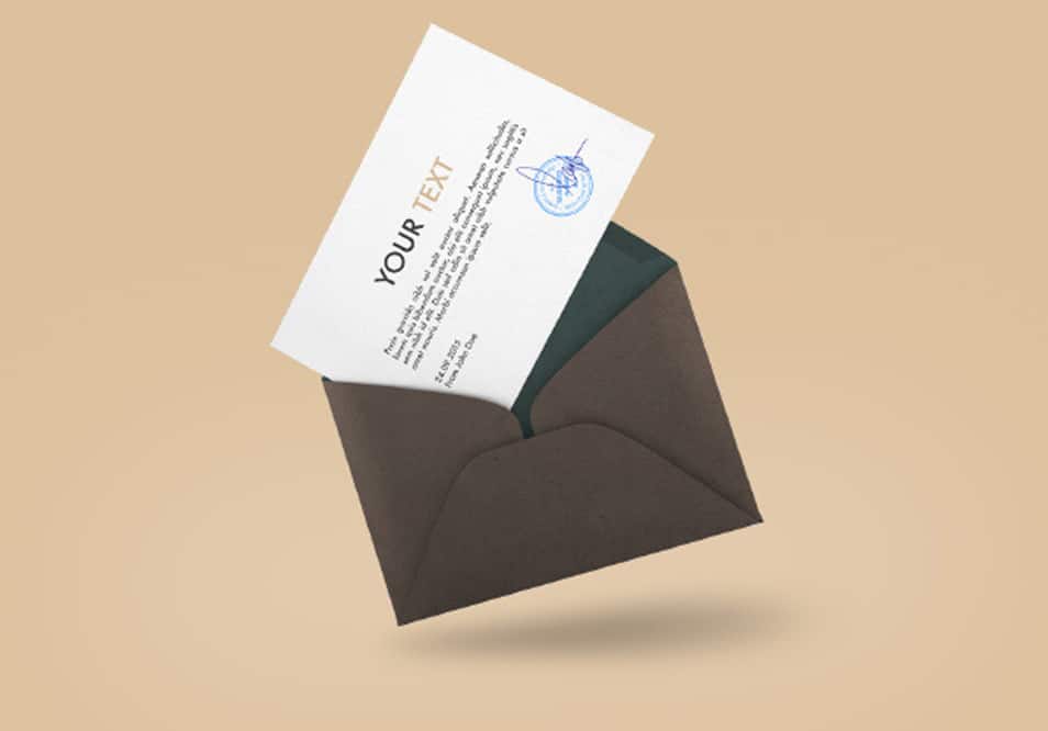 Floating Envelope Mockup » CSS Author