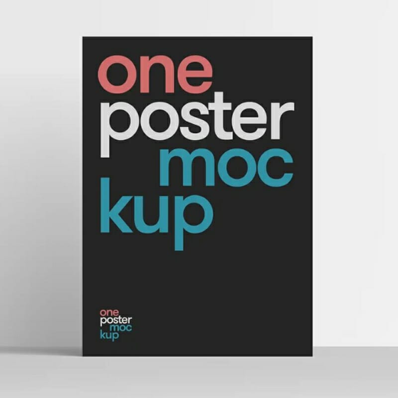 One Poster Mockup » CSS Author