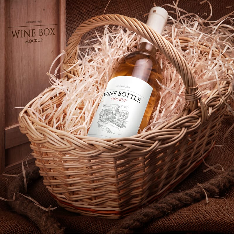 Wine Bottle Psd Mockup Css Author