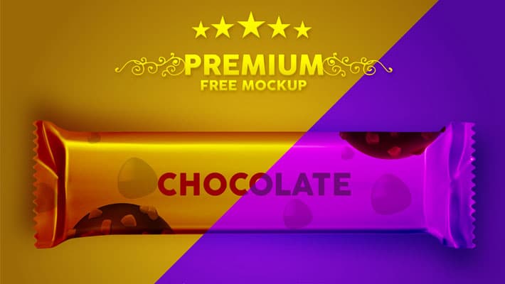 Chocolate Wrapper Free Mockup » CSS Author
