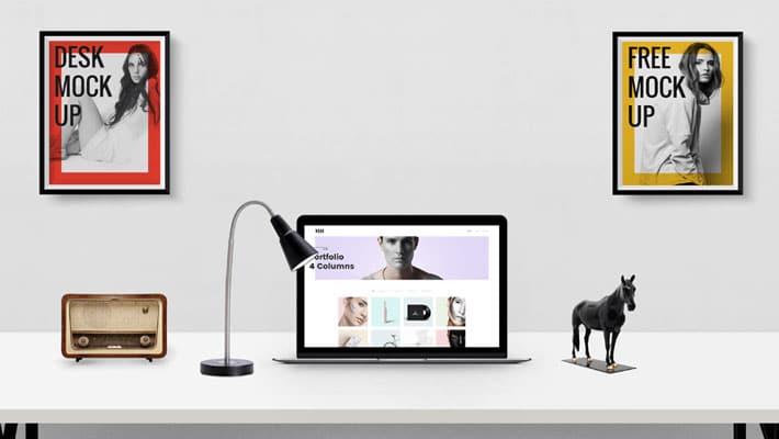 Desk Presentation Mockup PSD » CSS Author