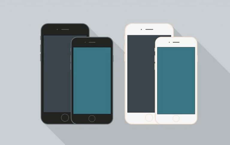 Flat Style IPhone 6 Mockups » CSS Author