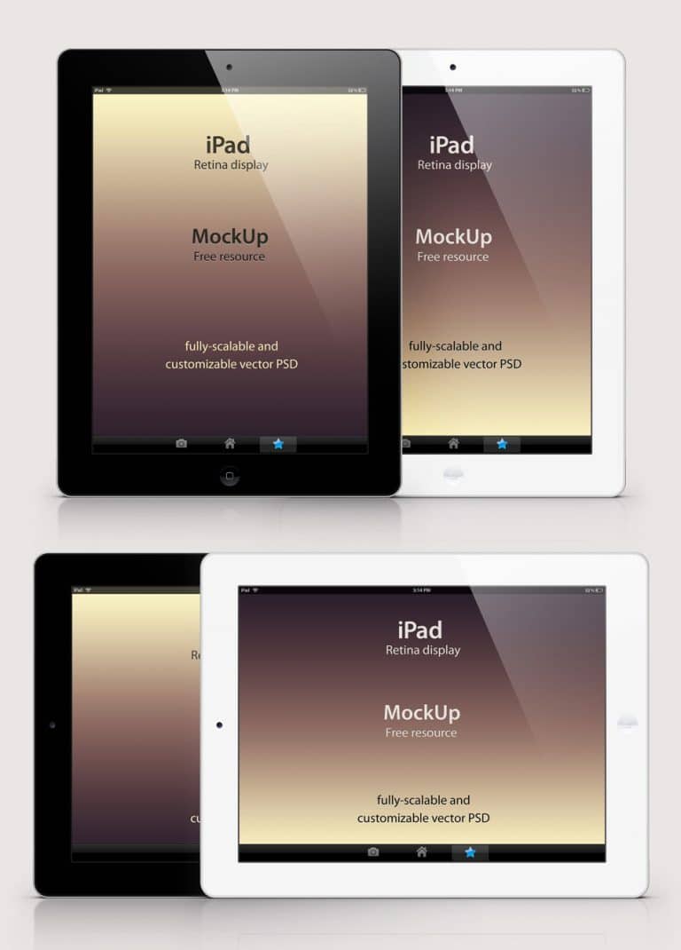 PSD IPad Retina Mockup Template » CSS Author