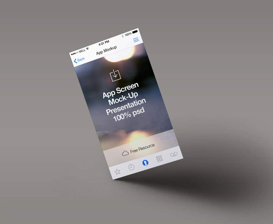Perspective App Screen Mock-Up » CSS Author