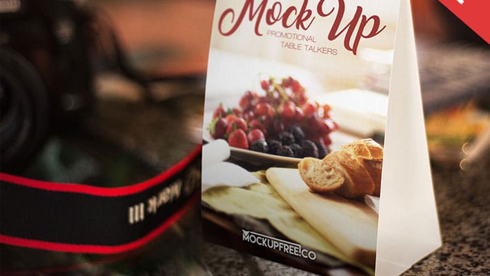 Promotional Table Talkers PSD Mockup » CSS Author