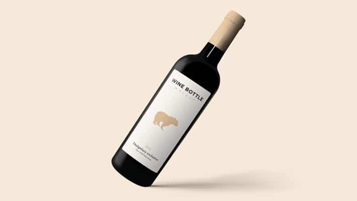 Wine Bottle Mockup Psd Css Author