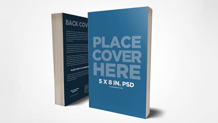 5 X 8 Front & Back Cover Book Mockup » CSS Author