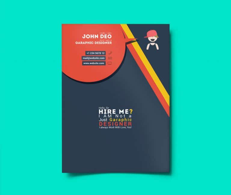 A4 Paper Psd Mockup Css Author