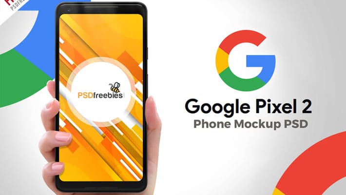 Google Pixel 2 Phone PSD Mockup » CSS Author