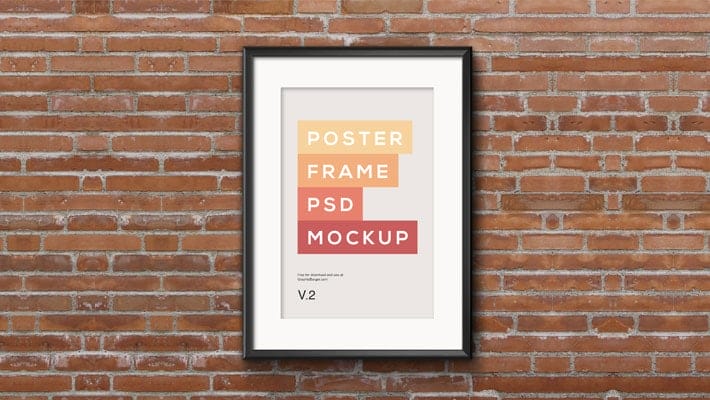 Poster Frame PSD MockUp » CSS Author