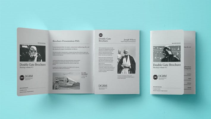 PSD Double Gate Fold Brochure » CSS Author