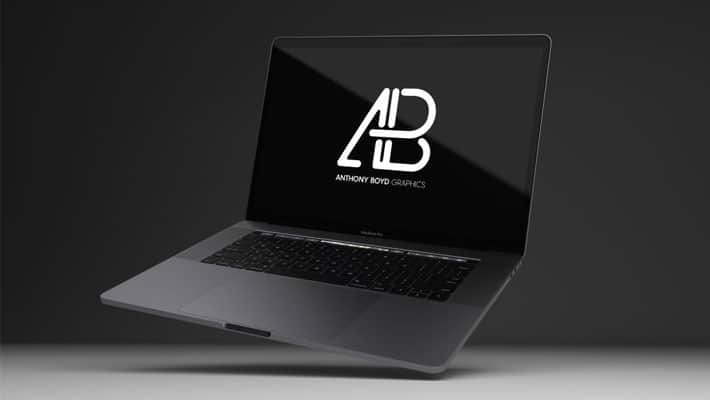 Realistic Space Gray Macbook Pro Mockup » CSS Author