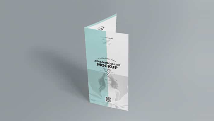 Slick Free 2 Fold Brochure Mockup PSD » CSS Author
