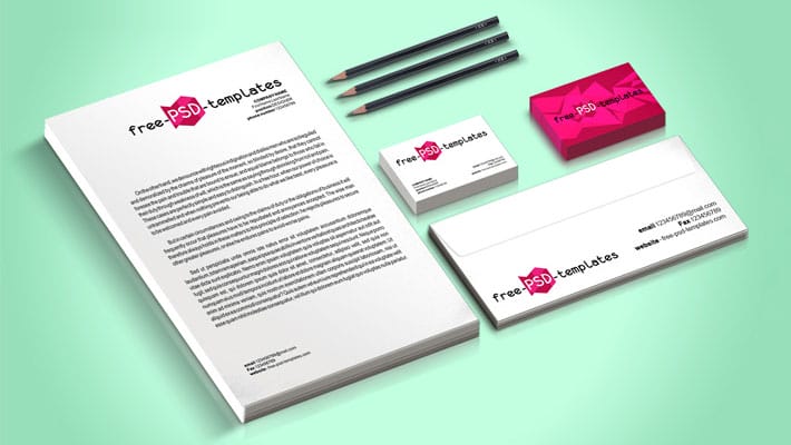 5 Free Branding Mock-UP In PSD » CSS Author